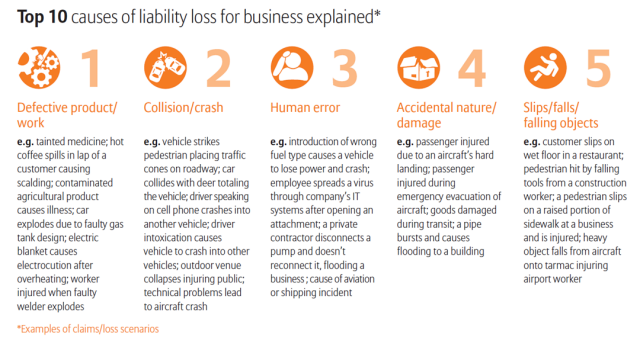 Drivers of the liability loss landscape
